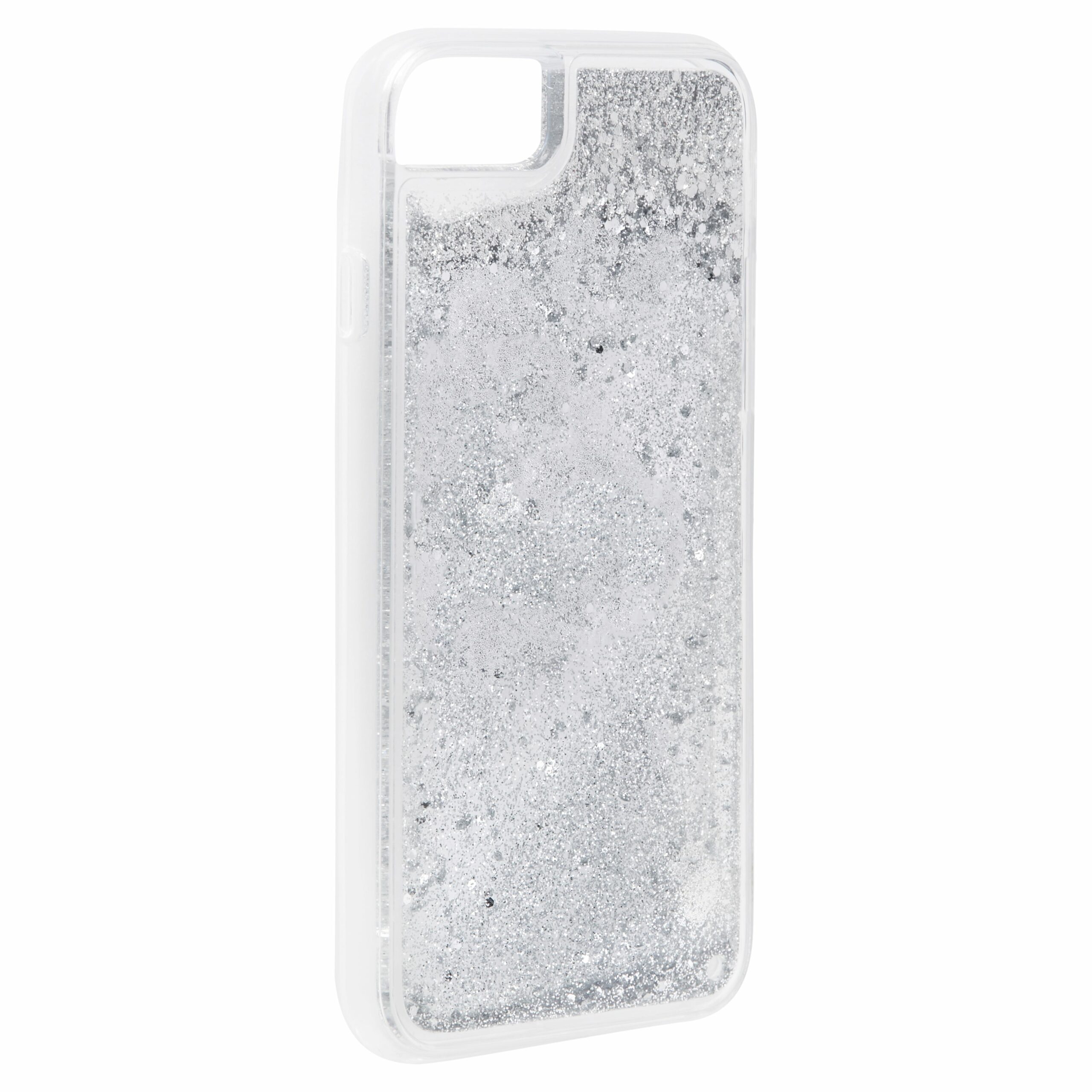 iPhone 7/8/SE Glitter Case - Silver - Fone Express