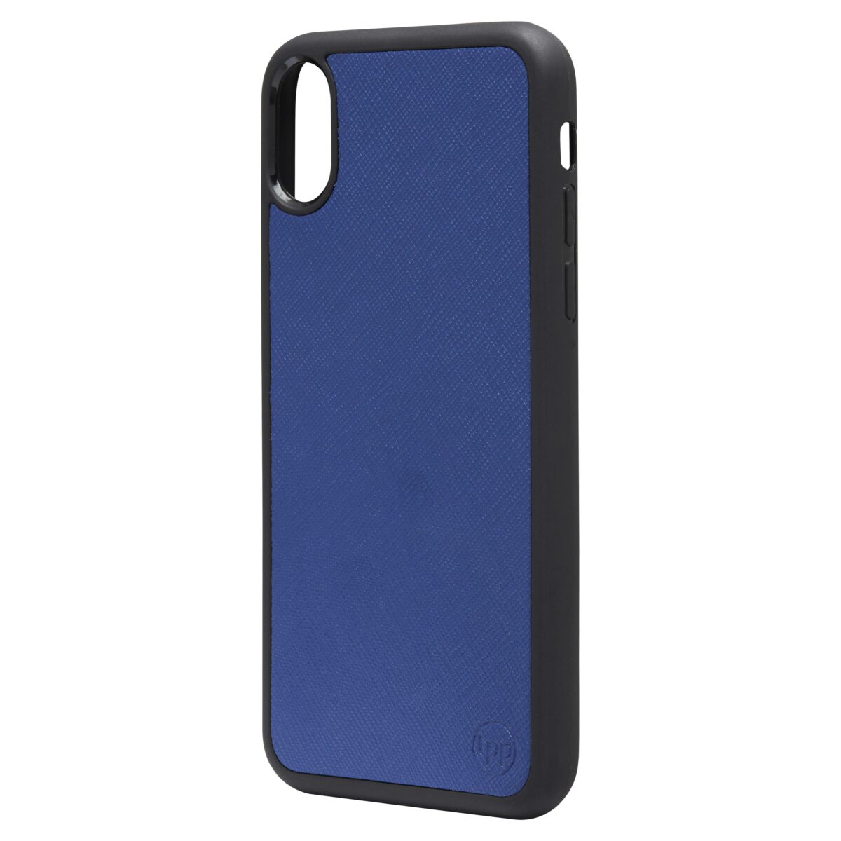 iPhone XR Saffiano Leather Case - Blue - Fone Express
