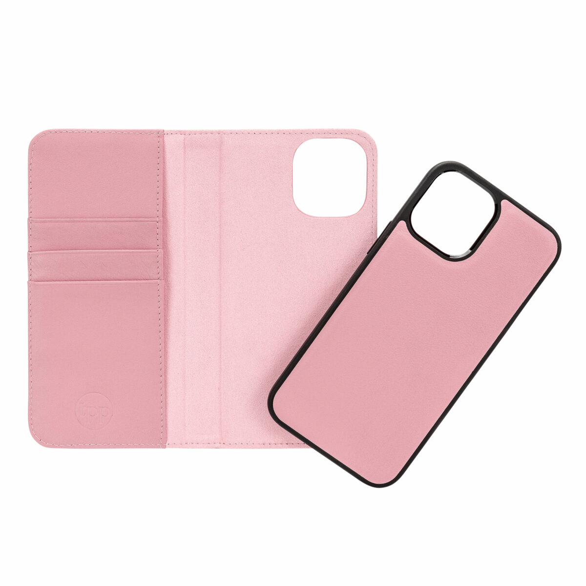 iPhone 12 Pro Max Leather Wallet Case- Pink - Fone Express