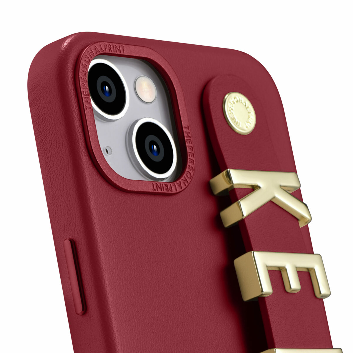 iPhone 14 Letter Strap Case- Red - Fone Express